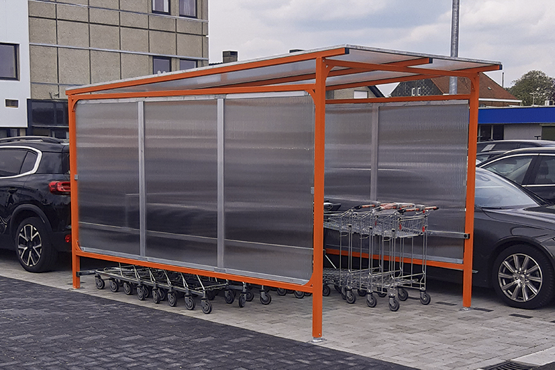 Trolley shelters: durable, space-saving and tailored | EasyRack